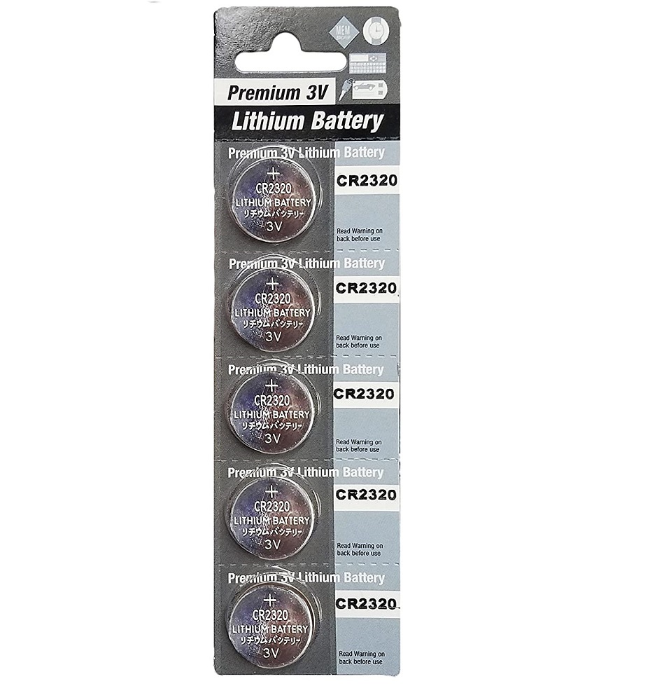5 Pack CR2320 Battery Lithium 3V – Batteries and Ink