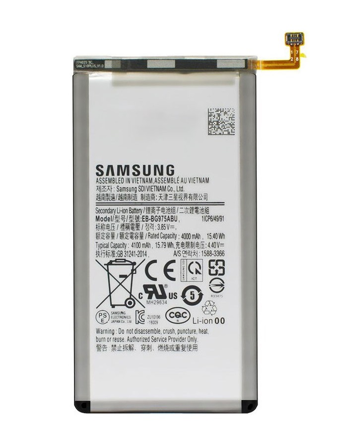 Samsung Galaxy S10+ Battery EB-BG975ABU SM-G975F/DS – Batteries and Ink
